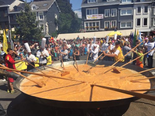 Giant Omelet on August 15th - Malmedy